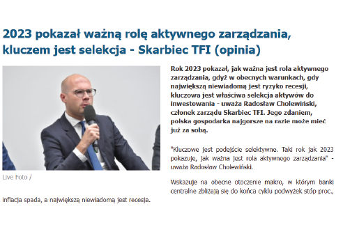 | Wiadomości - Skarbiec TFI