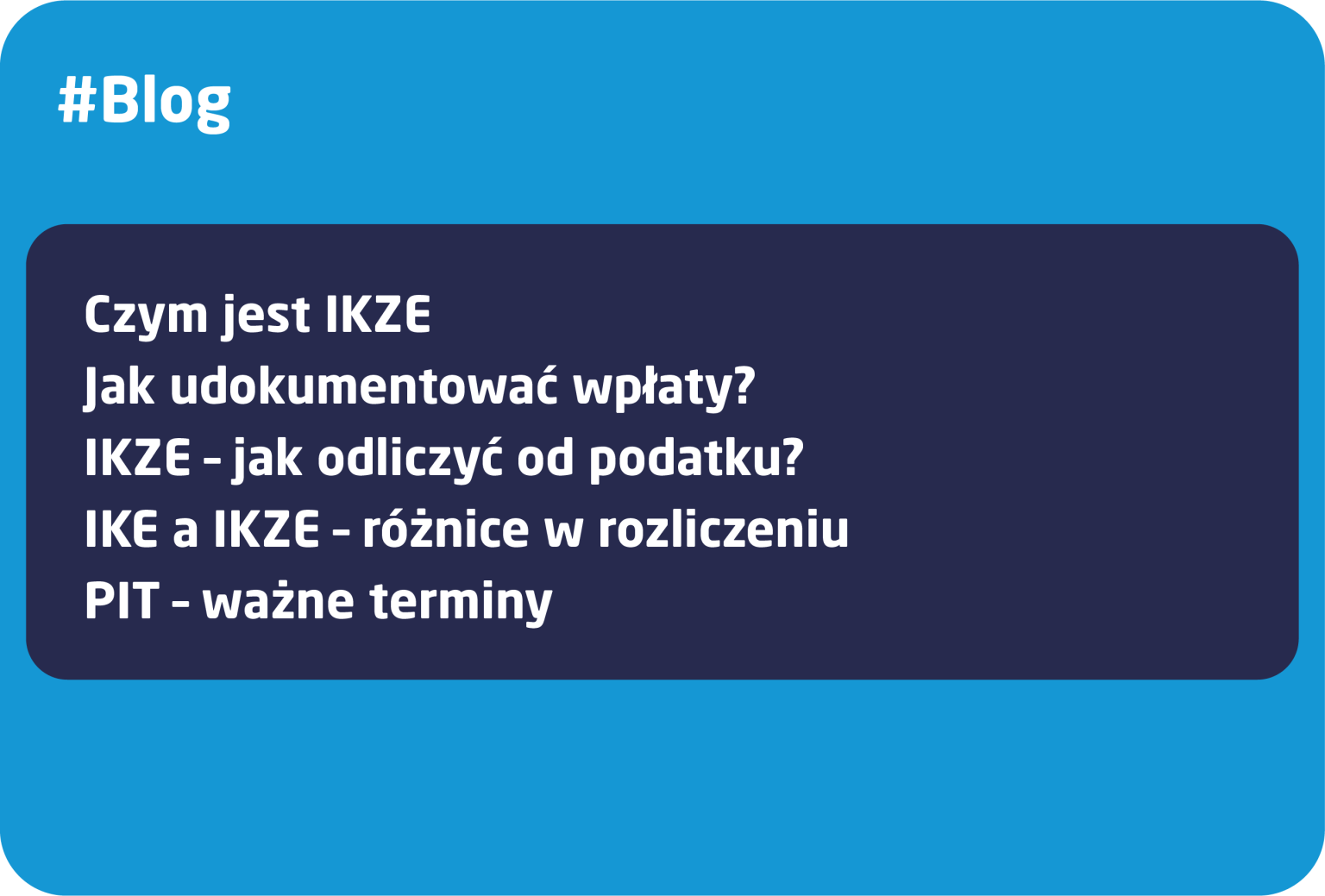 IKZE – jak odliczyć od podatku? | Wiadomości - Skarbiec TFI